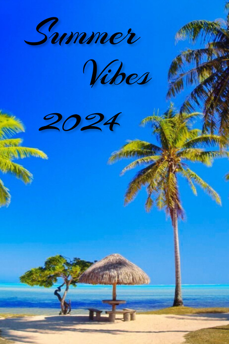 Copy of Floral Summer Vibes 2024 Poster | PosterMyWall