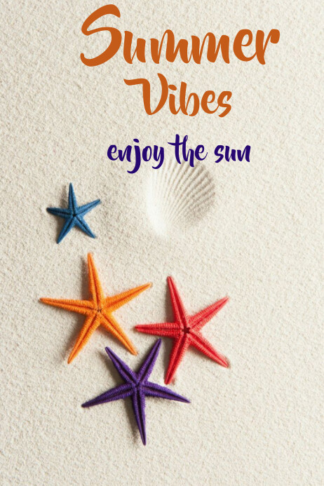 Floral Summer Vibes Poster Templat | PosterMyWall