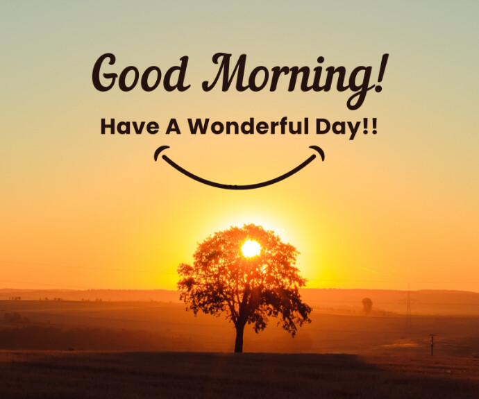 Floral Sunrise Good Morning Greeting Card – Positive Start To A ...