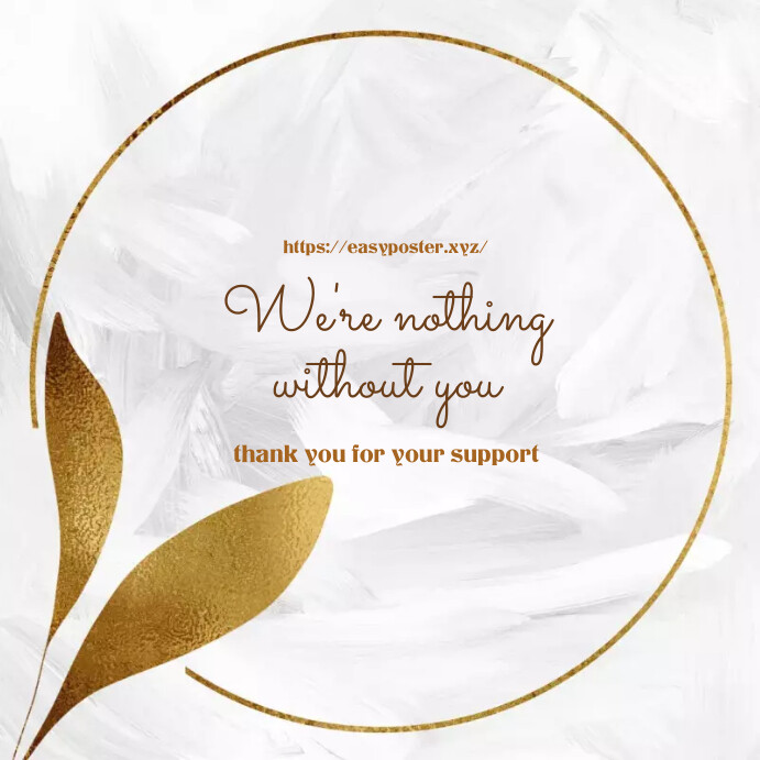 Floral Thank You Instagram Post Template | PosterMyWall