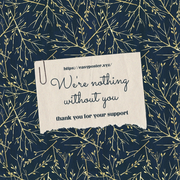 Floral Thank You Instagram Post Template | PosterMyWall