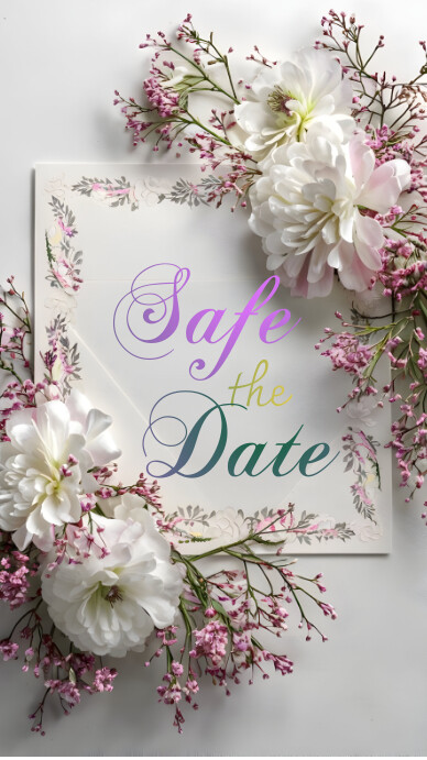 Floral Wedding Invitation Card Instagram Stor Template | PosterMyWall