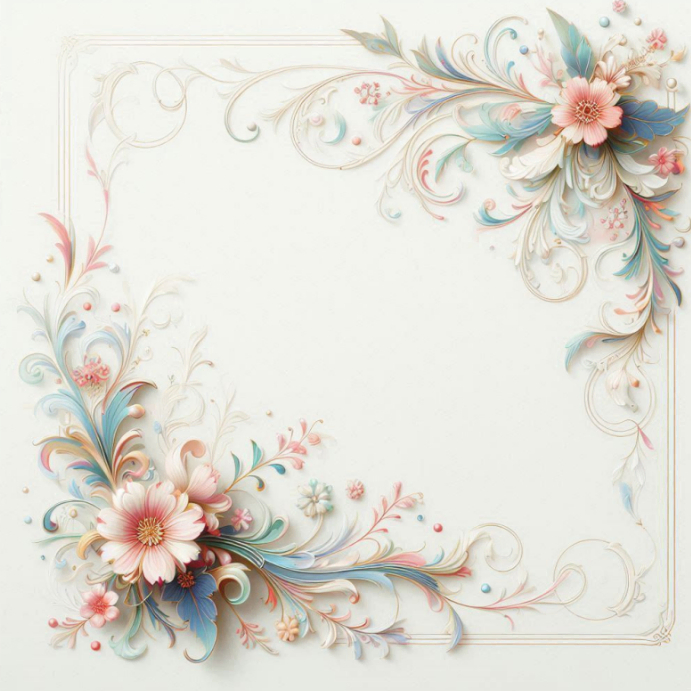 Floral wedding invitation frame Template | PosterMyWall