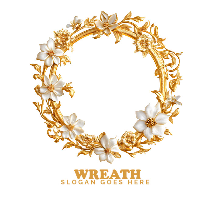 Floral Wreath Logo Template | PosterMyWall