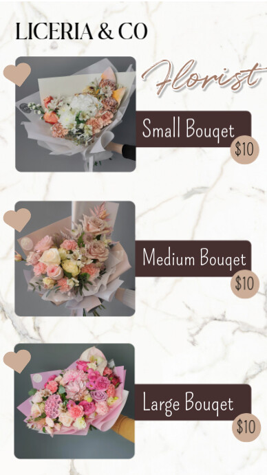 Florist Price List Template | PosterMyWall