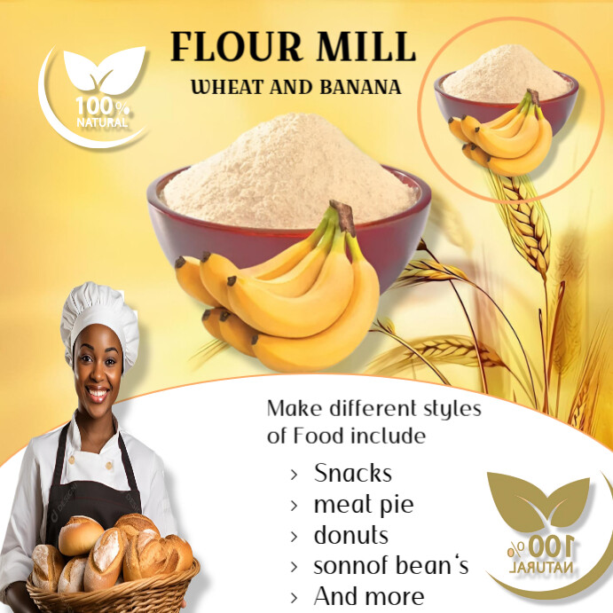 Plantilla de Flour mill design flyer | PosterMyWall