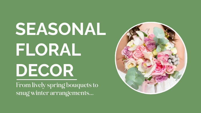 Flower arrangement Template YouTube Thumbnail | PosterMyWall