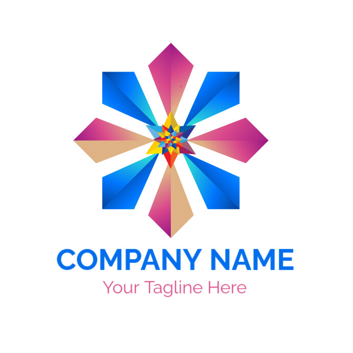 Flower Company Logo | Circle Icon | Flower Business Logo | Flower Icon ...
