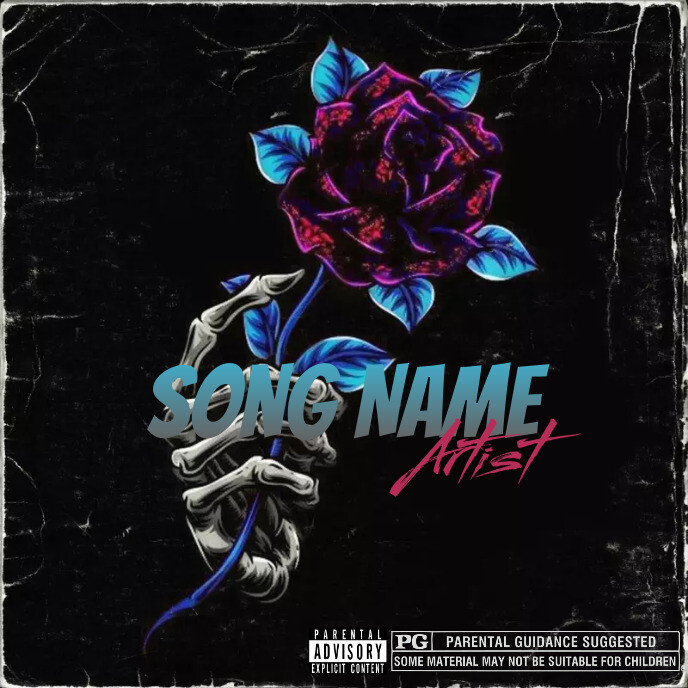 Flower Cover Album music art mixtape rap Template | PosterMyWall