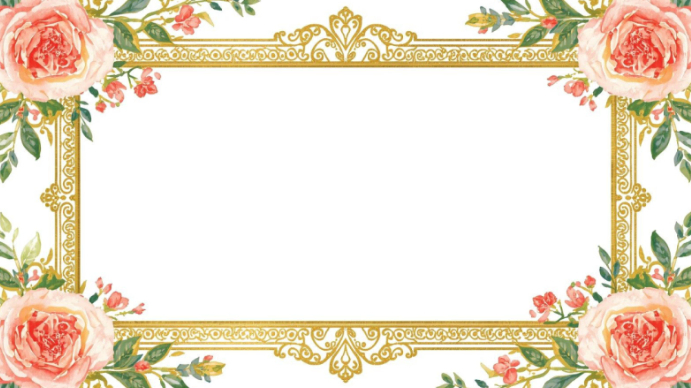 Flower Design Certificate Frame Template | PosterMyWall