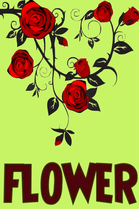 flower Template | PosterMyWall