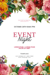 Flower Event Flyer Template | PosterMyWall