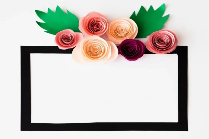 flower floral frame template | PosterMyWall