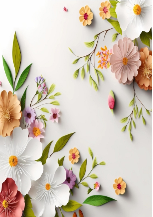 flower frame design Template | PosterMyWall