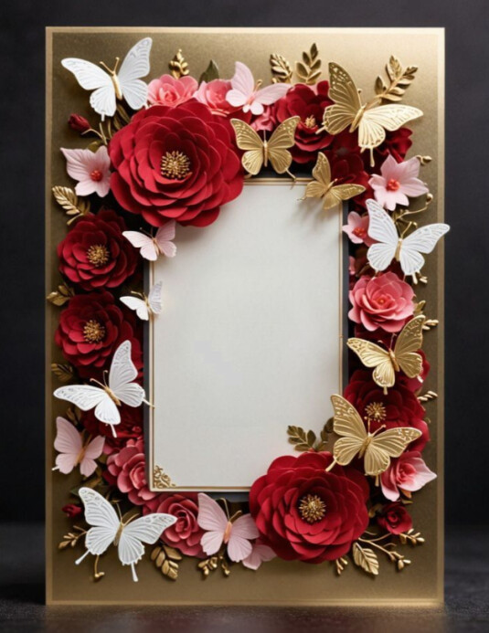 flower frame Template | PosterMyWall