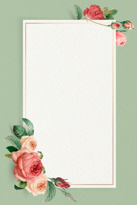 flower frame Template | PosterMyWall
