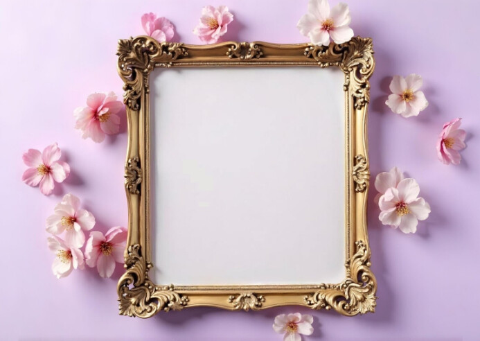 flower frame poster Template | PosterMyWall
