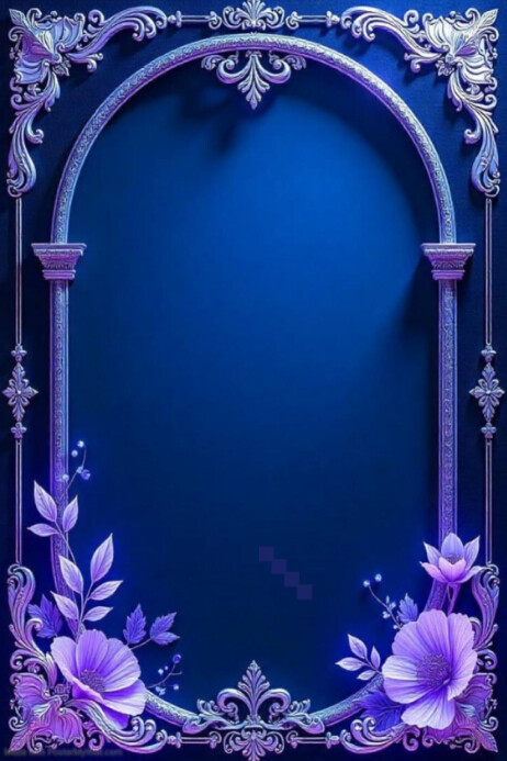 flower frame template | PosterMyWall