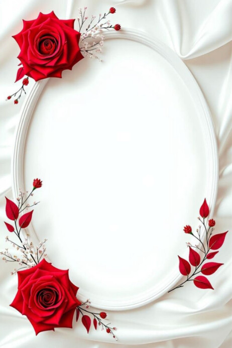 flower frame template | PosterMyWall