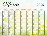 March 2025 Calendar Template | PosterMyWall