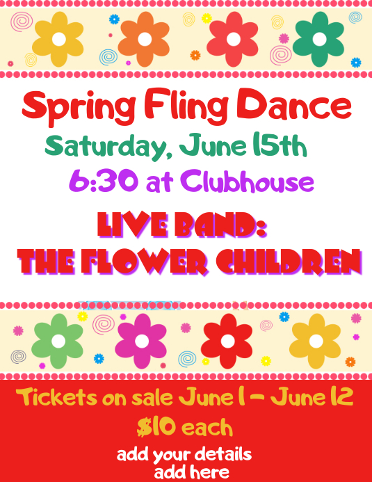 Flower Power Template | PosterMyWall