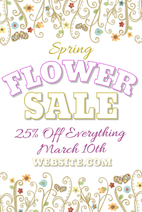 Flower Sale Template | PosterMyWall