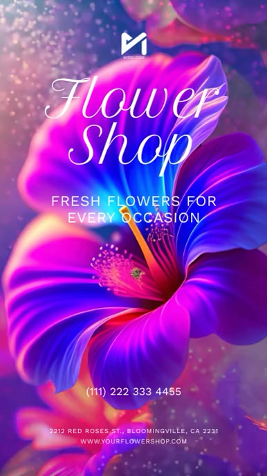 Flower Shop Social Media Template | PosterMyWall