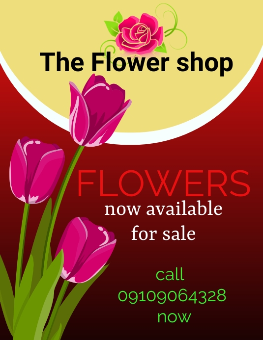flower shop Template | PosterMyWall
