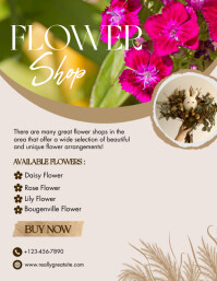 FLOWER SHOP FLYERS TEMPLATES | PosterMyWall