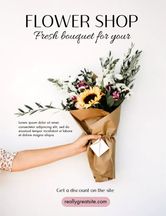 FLOWER SHOP FLYERS TEMPLATES | PosterMyWall