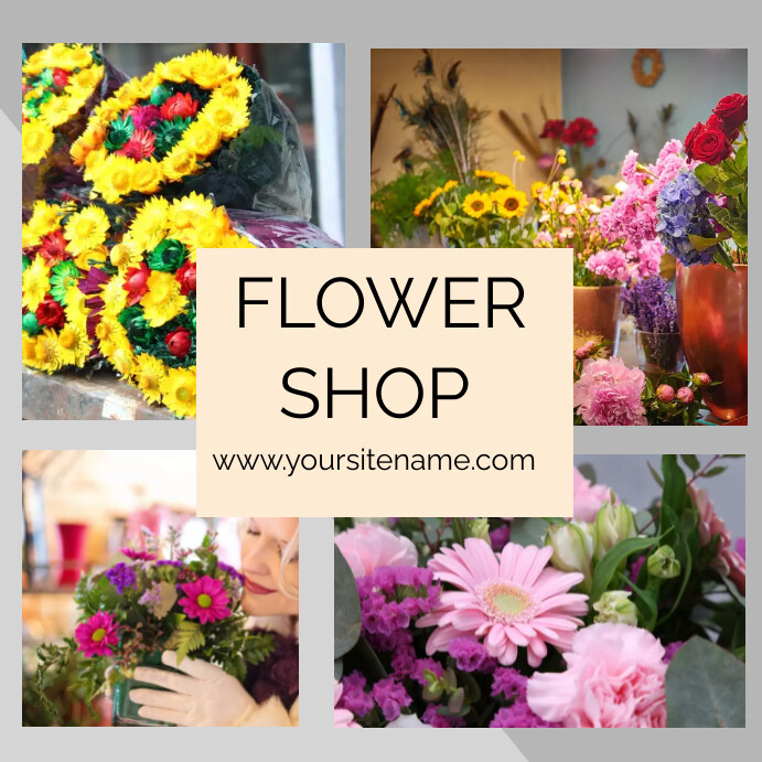 flower shop Instagram post Template | PosterMyWall