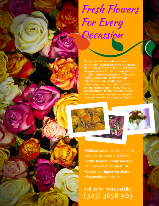 Flower Shop Flyer Template | PosterMyWall