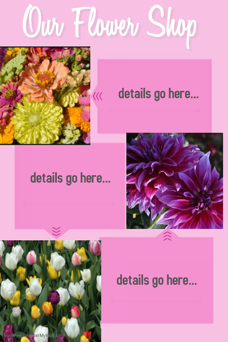 Copy of Flower Shop Sales Template Small Business Poster Retail ...