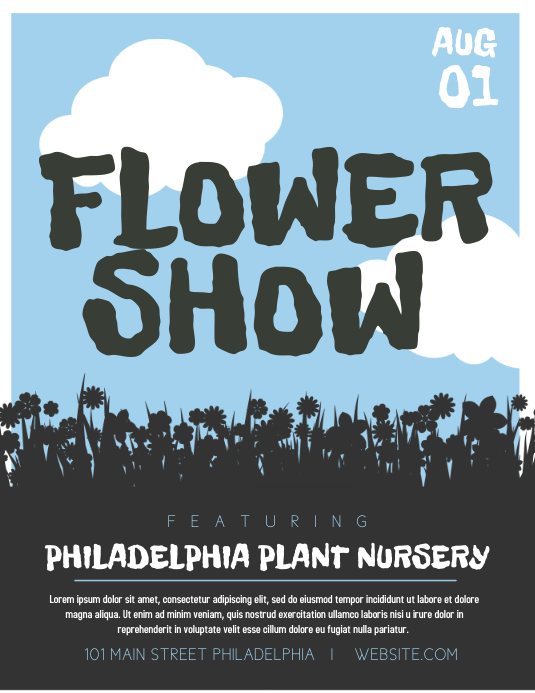 Flower Show Template | PosterMyWall