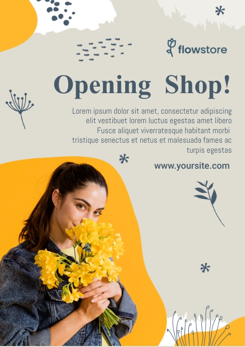 Flower Store Template | PosterMyWall