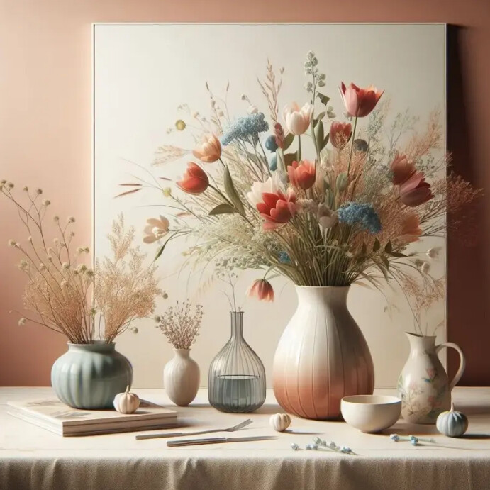 Flower vase Template | PosterMyWall