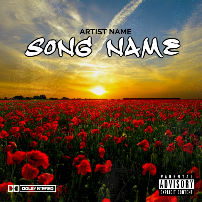 Flowers Album Cover Template Postermywall