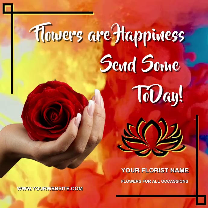 Flowers Florist Template | PosterMyWall