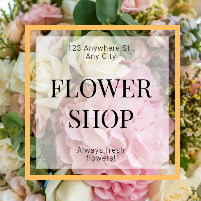 Plantilla de Flowers Shop | PosterMyWall