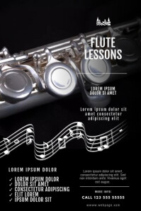 violin lessons flyer template | PosterMyWall