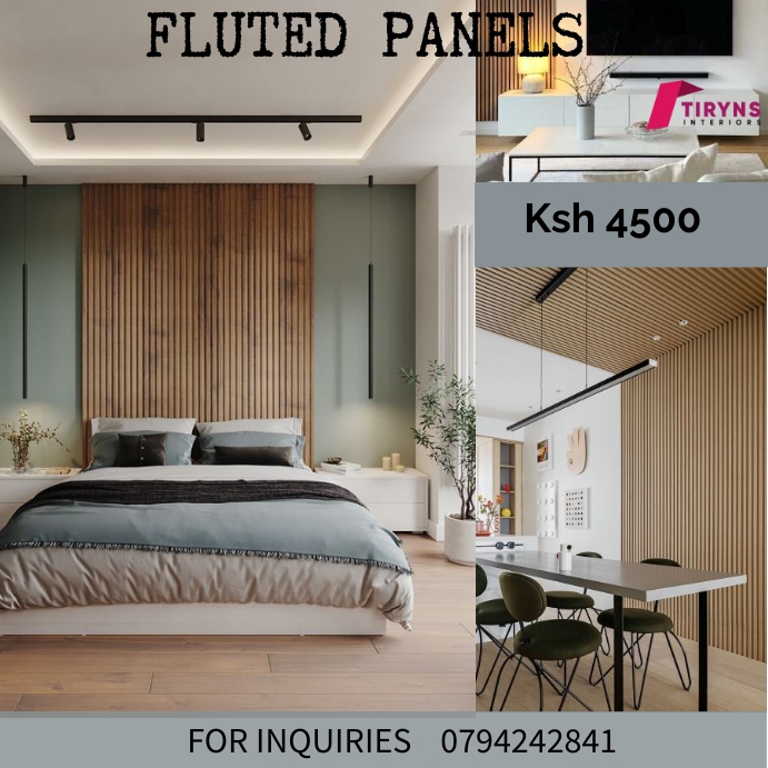 FLUTED PANELS Template | PosterMyWall