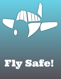 Plantilla de Fly safe | PosterMyWall