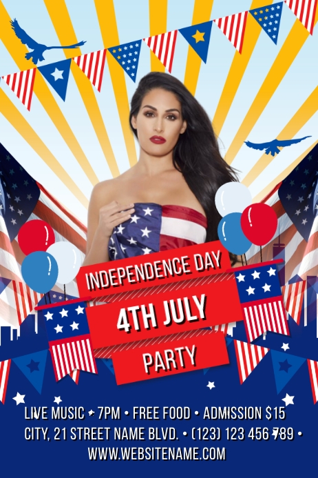 FLYER 4TH OF JULY PARTY CELEBRATION Template | PosterMyWall