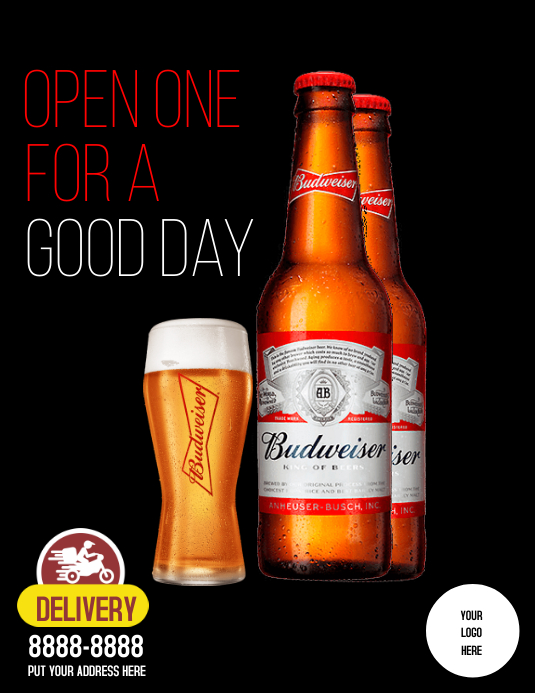 Modèle Flyer Beer delivery | PosterMyWall