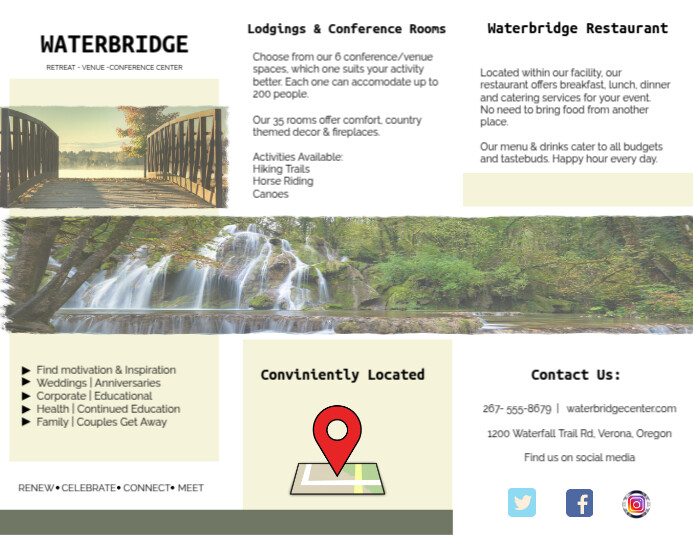 flyer bulletin rack card brochure travel Template | PosterMyWall