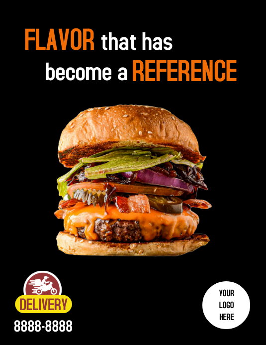 Copy of Flyer Burger | PosterMyWall