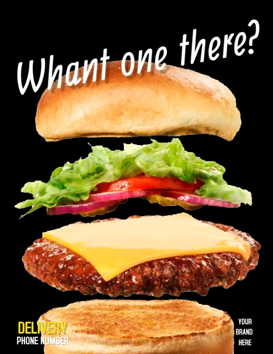 FLYER BURGER Template | PosterMyWall