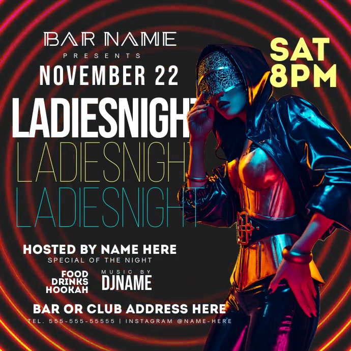 ladies night FLYER EVENT Template | PosterMyWall