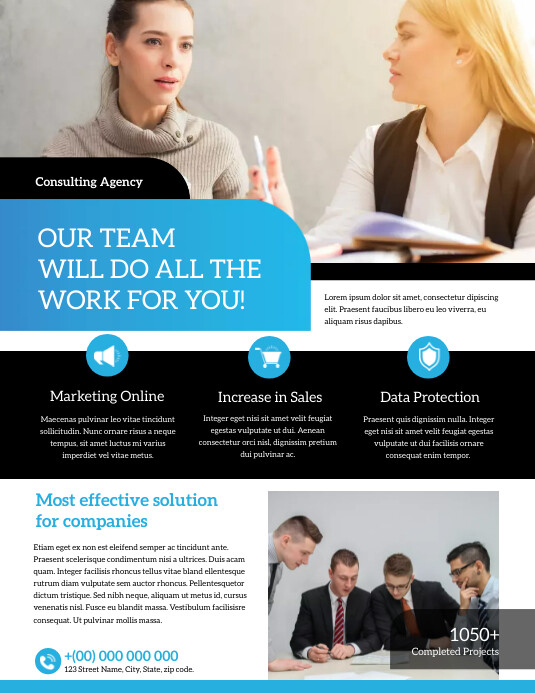 Flyer For Consulting Agency Template | PosterMyWall