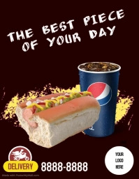 Hot dog Template | PosterMyWall